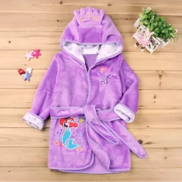 Fourty Dreams Boutique | Pajamas | New 3 4 Girls Little Mermaid Purple ...